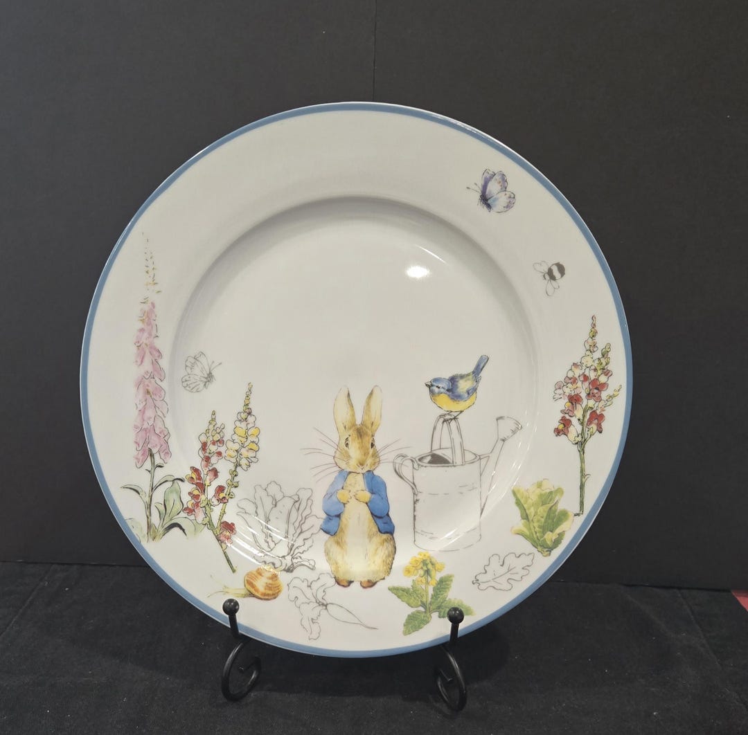 The World of Beatrix Potter 9" Peter Rabbit Plate Porcelain Child ...