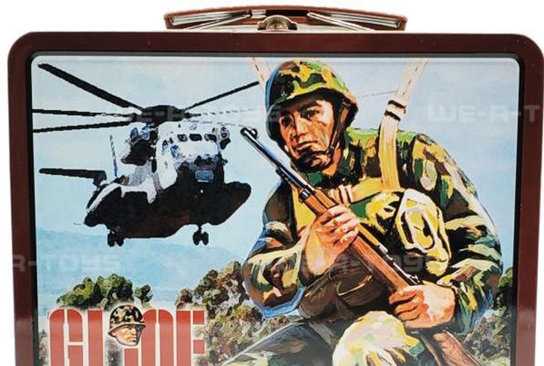 2000 Metal GI Joe Lunch Box 7 3/4" X 6" X 3" Like New Retro Fun GIFT - Etsy