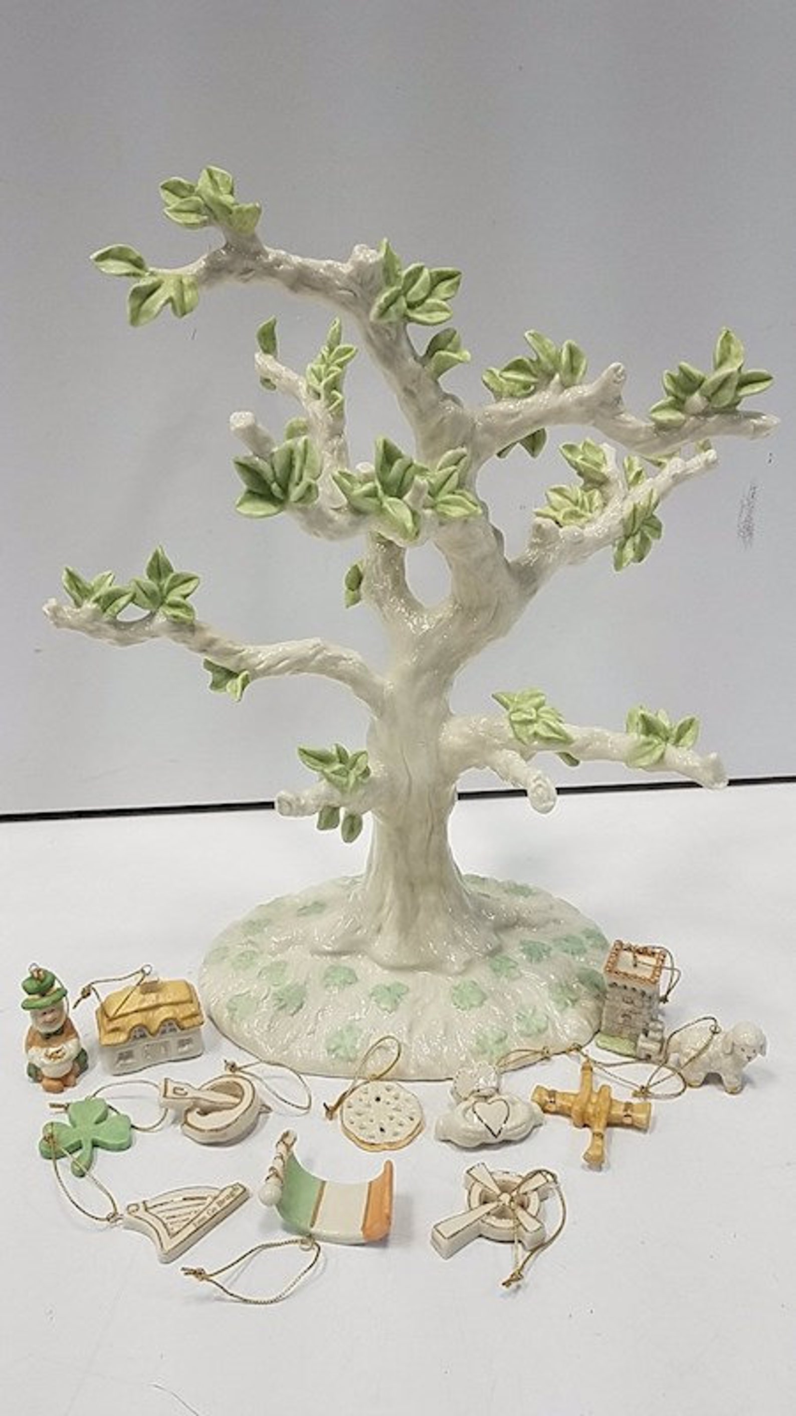 Lenox Porcelain Luck of the Irish Ornament Tree | Etsy