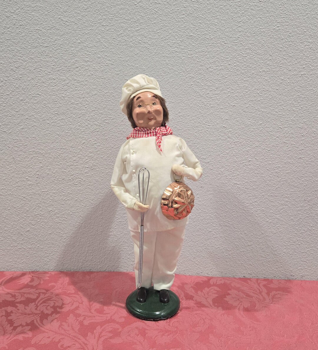 Byers Choice RARE 2009 Chef W/ Copper Mold & Whisk Made in USA - Etsy