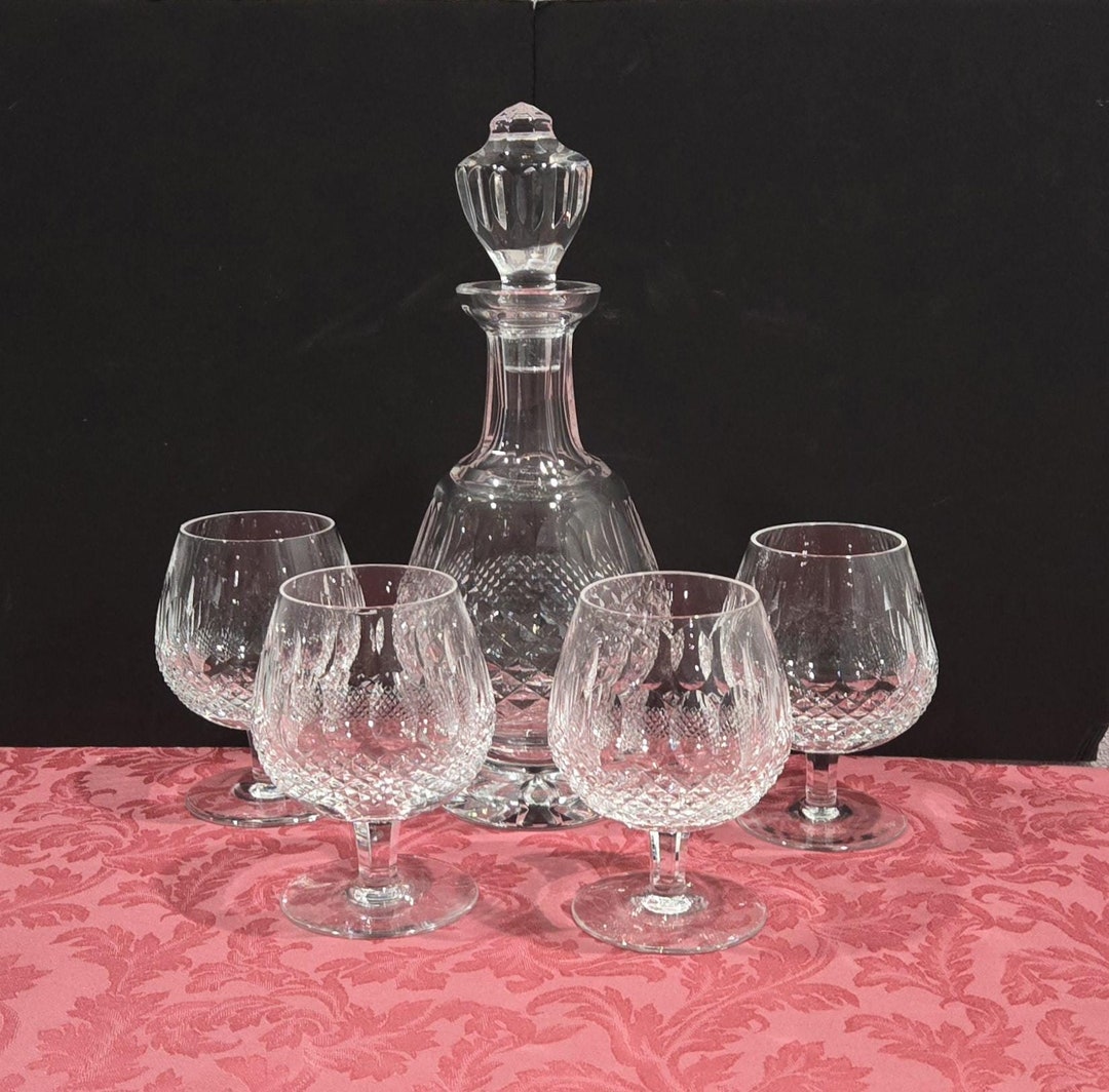 Waterford Colleen Short Stem (cut) CHOICE Large Brandy Glass (2 Available) OR Brandy Decanter ...