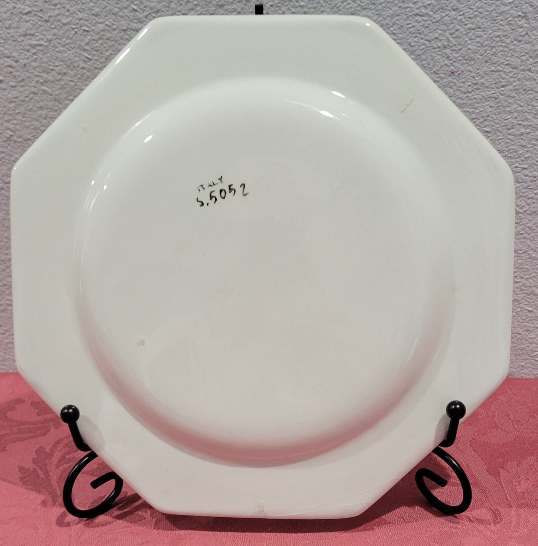 Mottahedeh Toile Plate: Black & White Transferware, Italian Majolica - Etsy