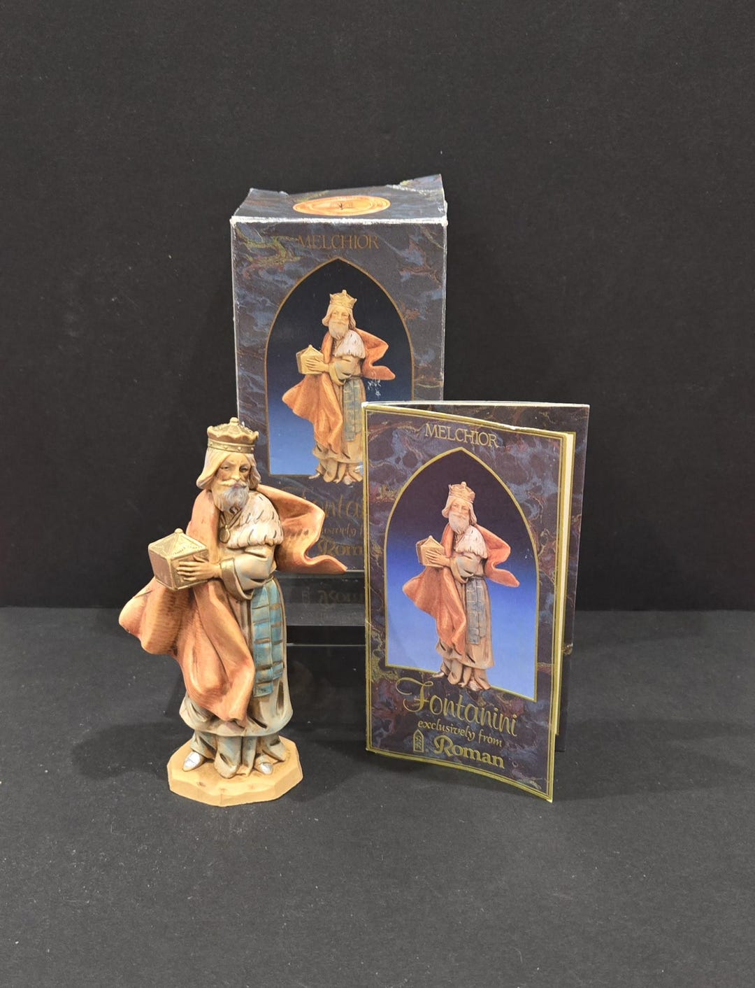 Fontanini 5" Scale King Melchior 1992 Heirloom Nativity Wiseman 302 in ...