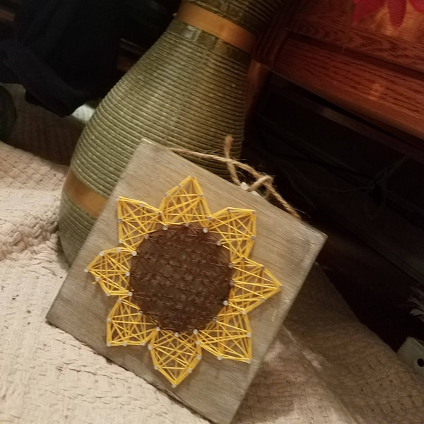 Sunflower String Art - Etsy