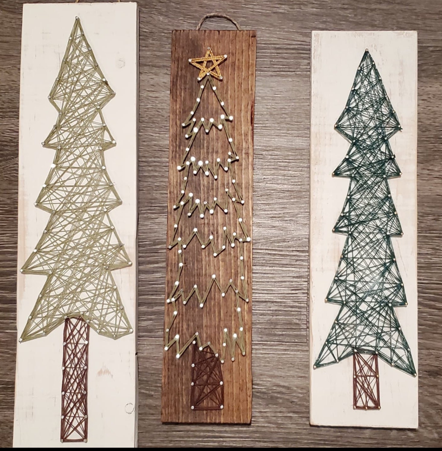 OH Christmas Tree String Art - Etsy