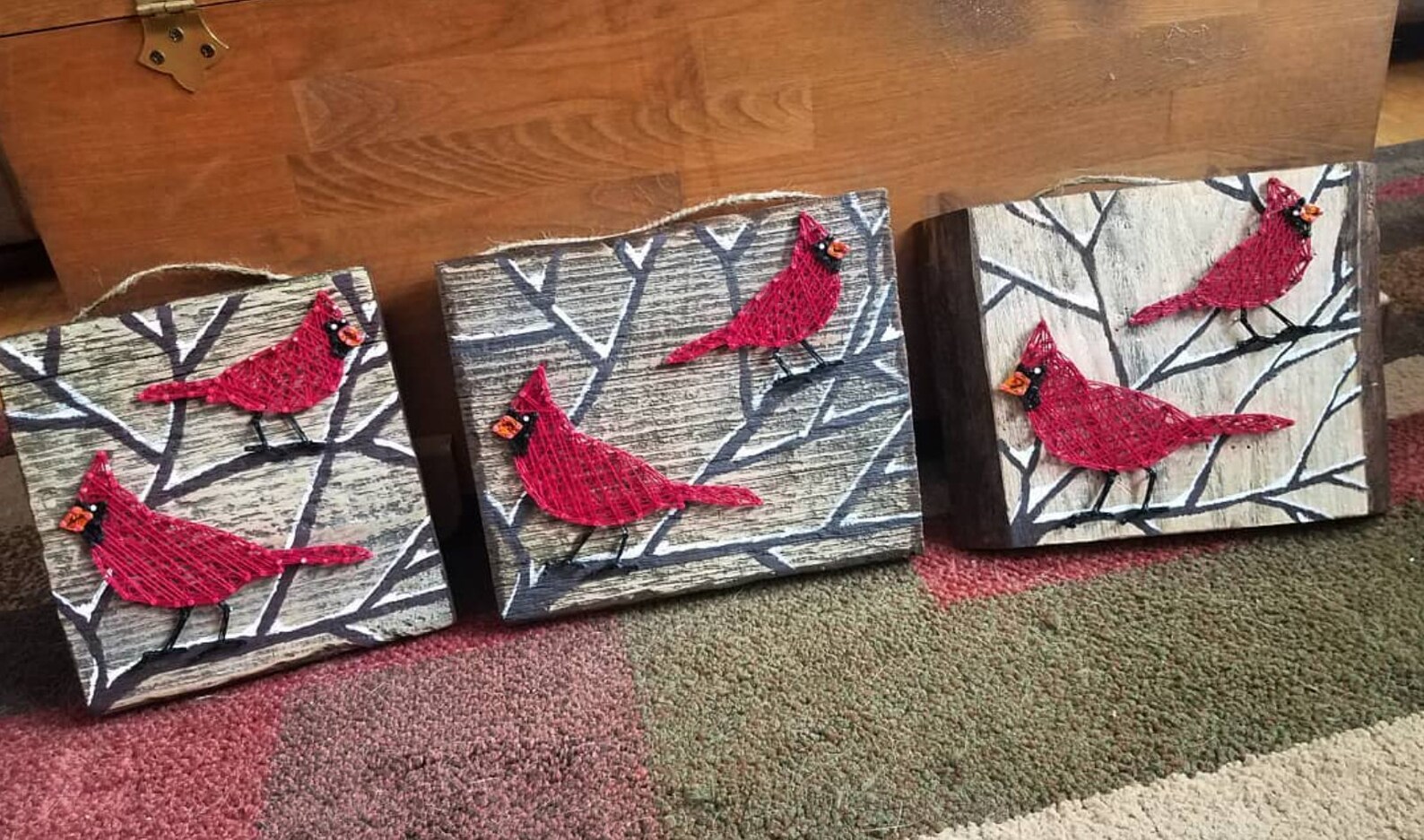 Cardinal String Art - Etsy