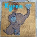 Baby Elephant String Art - Etsy