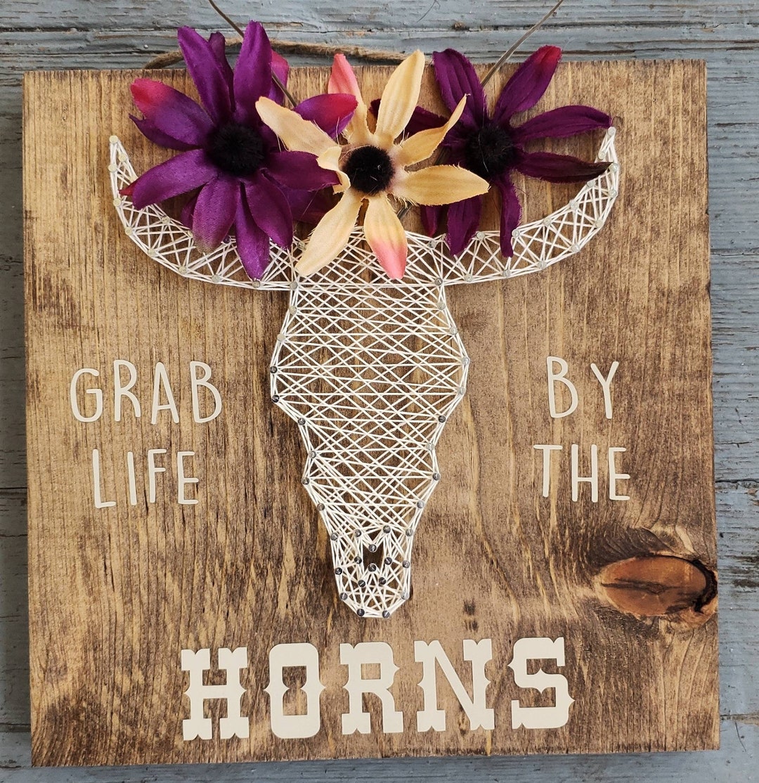 Bull Skull String Art - Etsy
