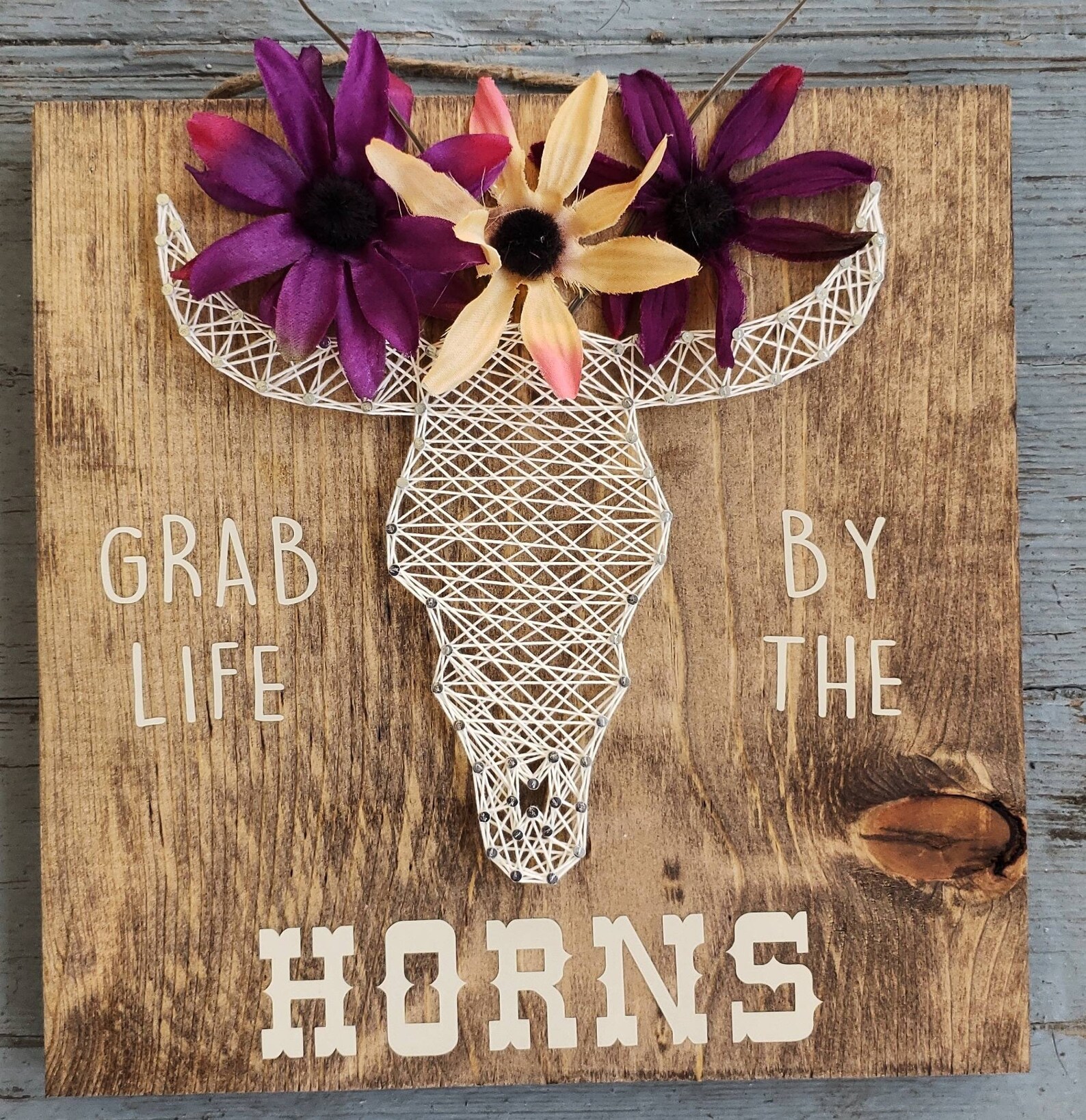 Bull Skull String Art - Etsy