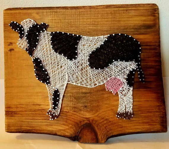 Items similar to Cow String Art on Etsy