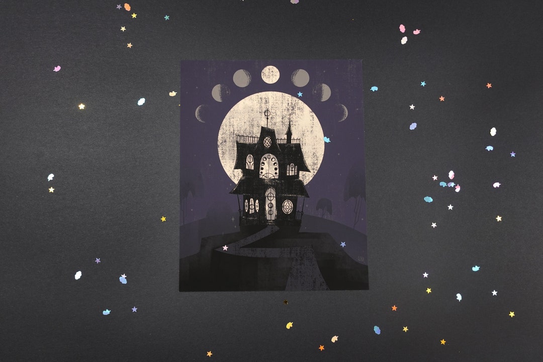 Lunar Moon Mansions Print - Etsy