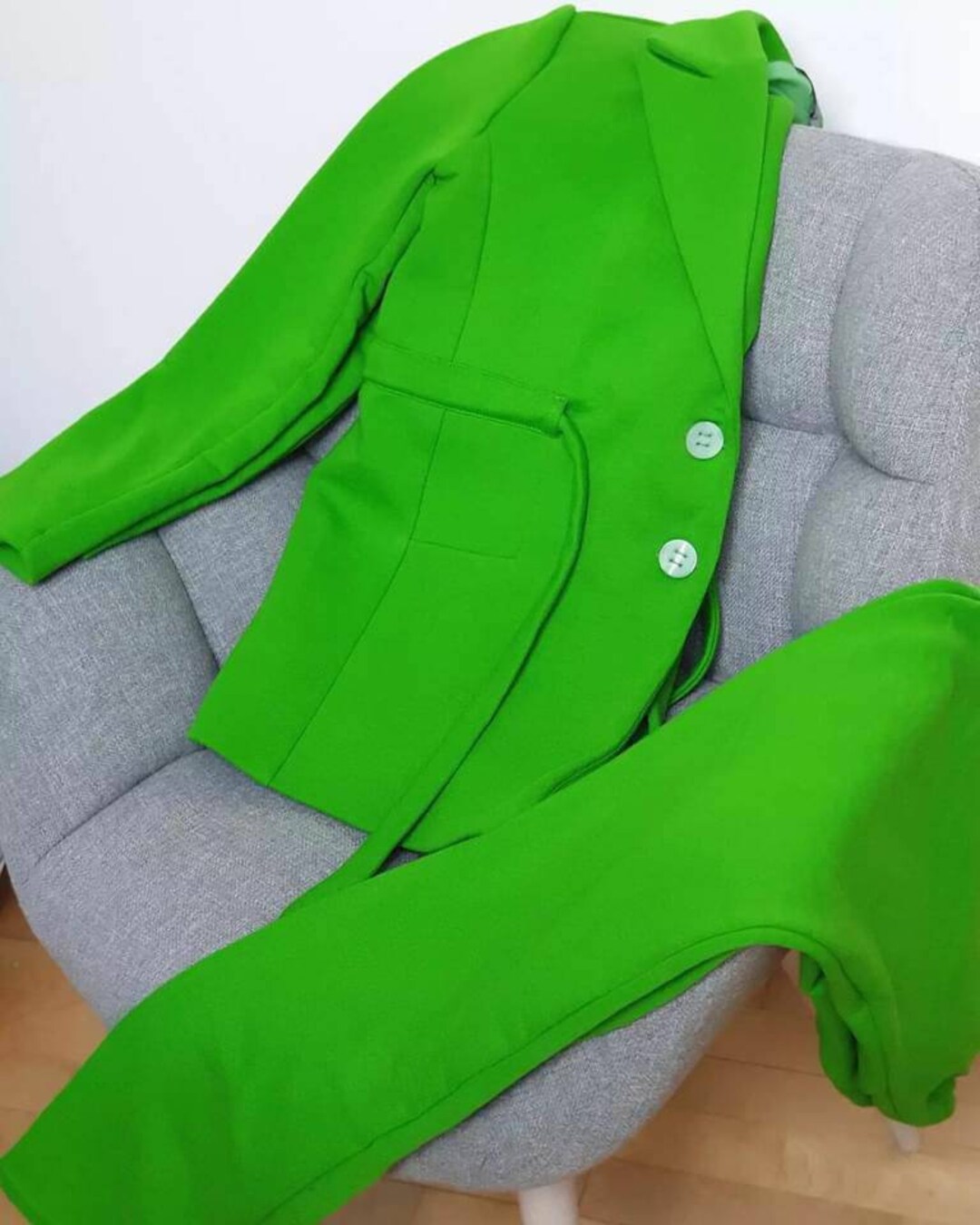Spring Prom Suit for Women Cozy Green Women Pants Suits - Etsy