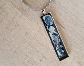 Colorful Pendant, Iridescent Pendant, Unique Pendant, Abstract Art ...