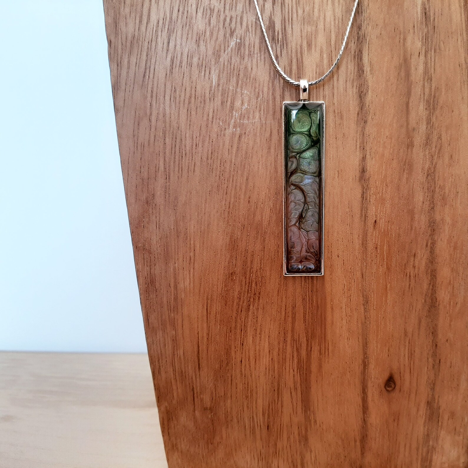 Colorful Pendant, Iridescent Pendant, Unique Pendant, Abstract Art ...