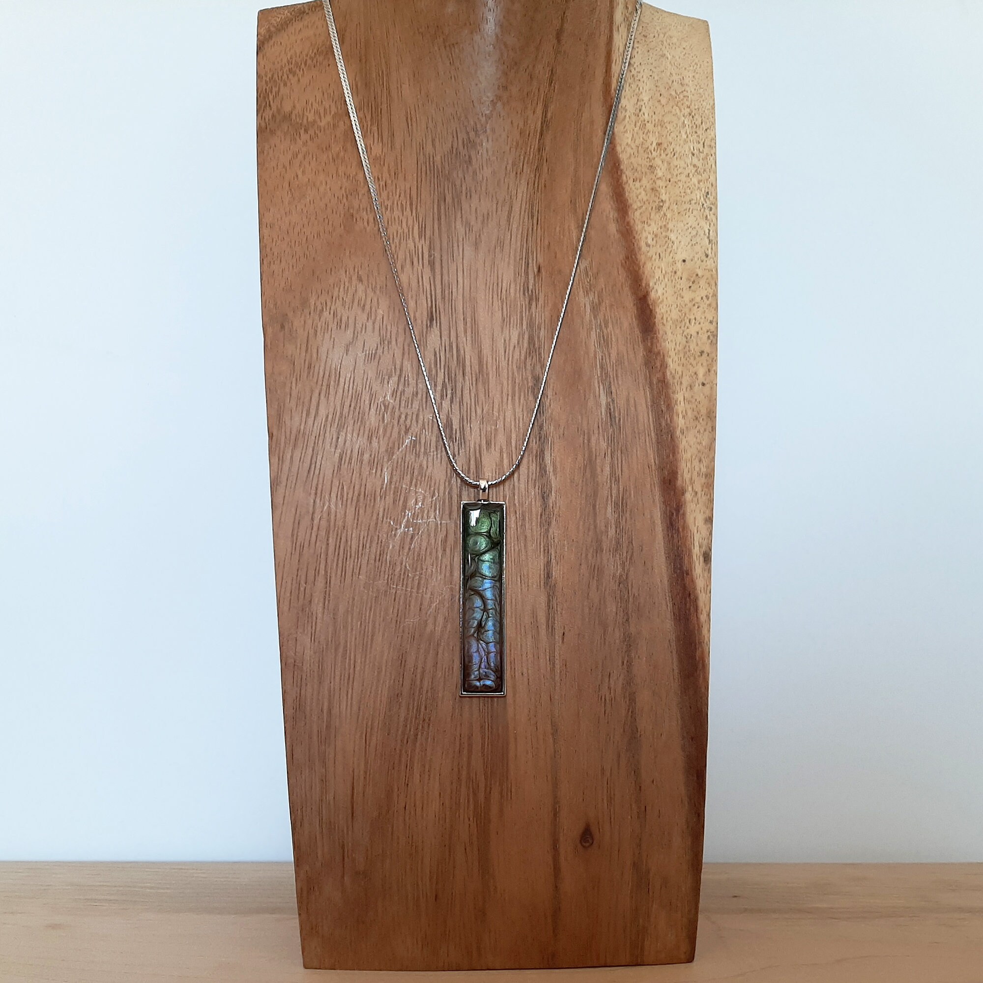 Colorful Pendant, Iridescent Pendant, Unique Pendant, Abstract Art ...