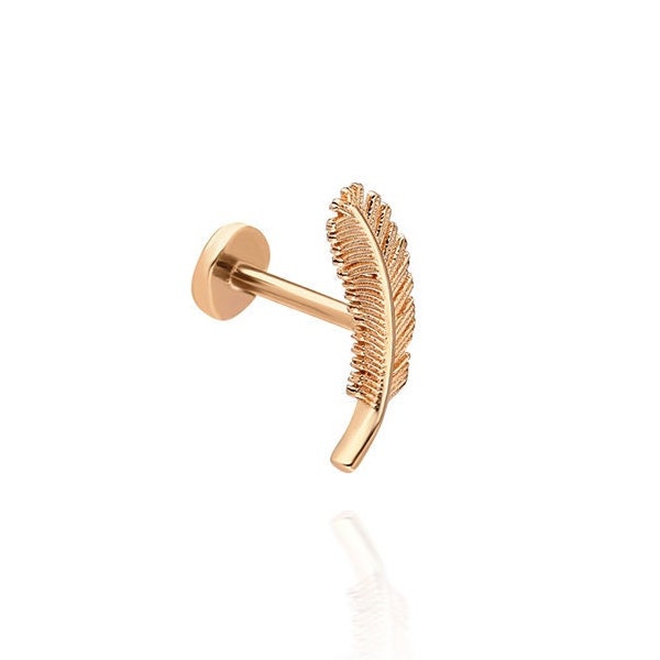 Feather Piercing - Etsy