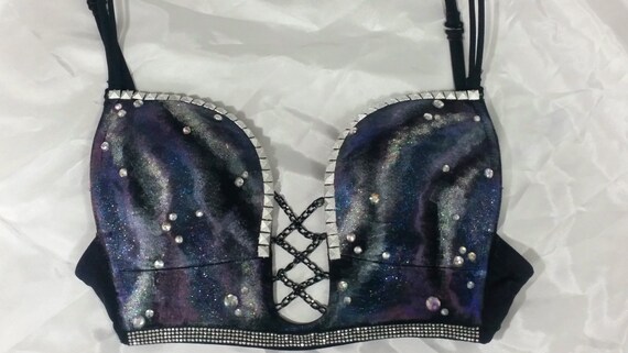 Galaxy Plunge Rave Bra | Etsy