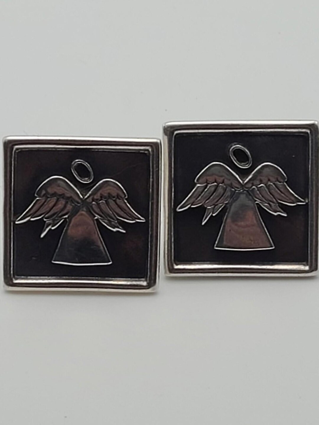 Vintage Carol Henry Signed Angel Sterling Silver Earrings - Etsy