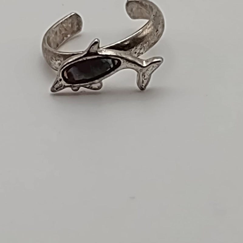 Dolphin Toe Ring - Etsy