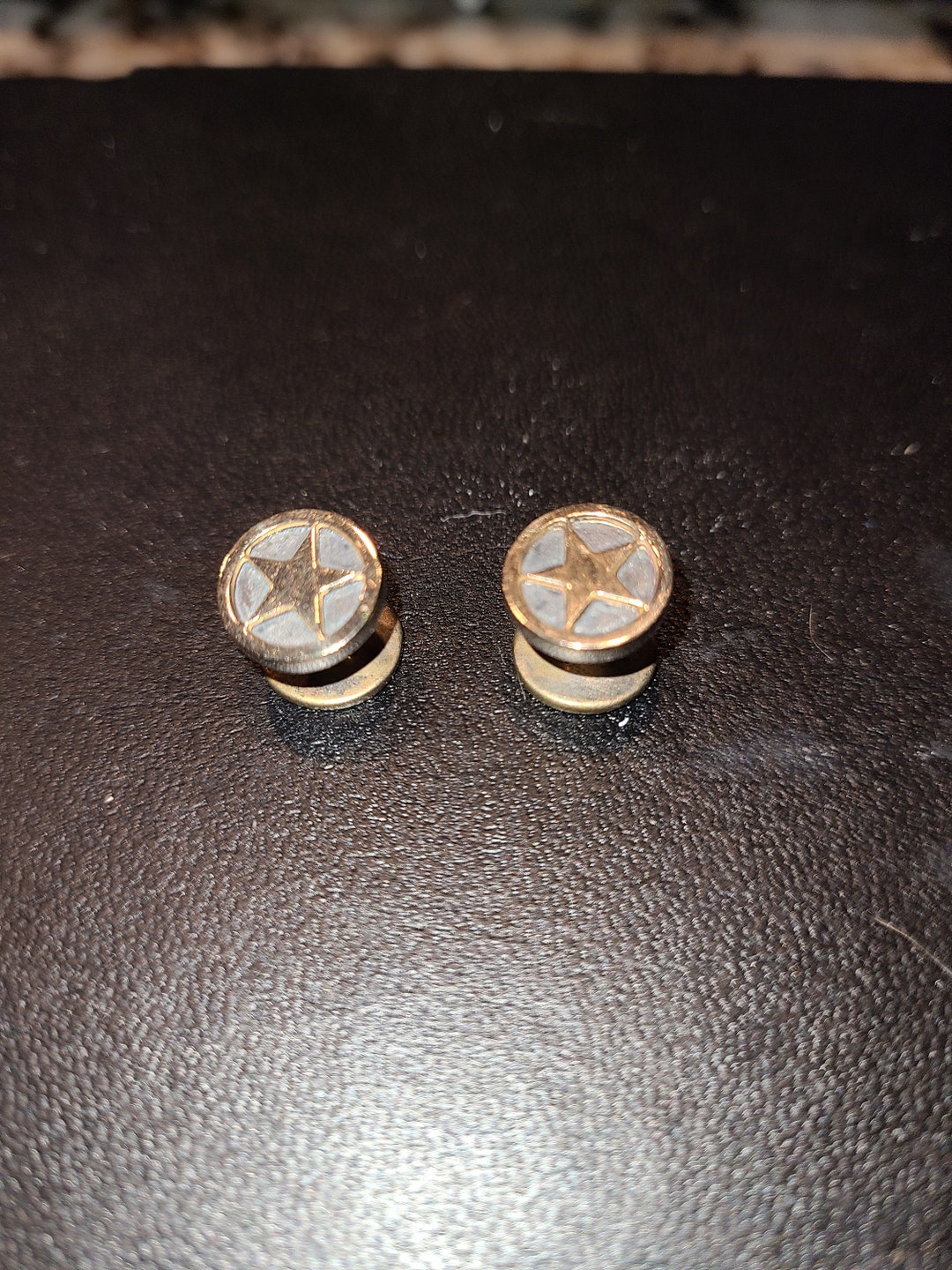 James Reid Santa Fe 14k Gold Texas Star Shield /sterling Silver Luxury ...