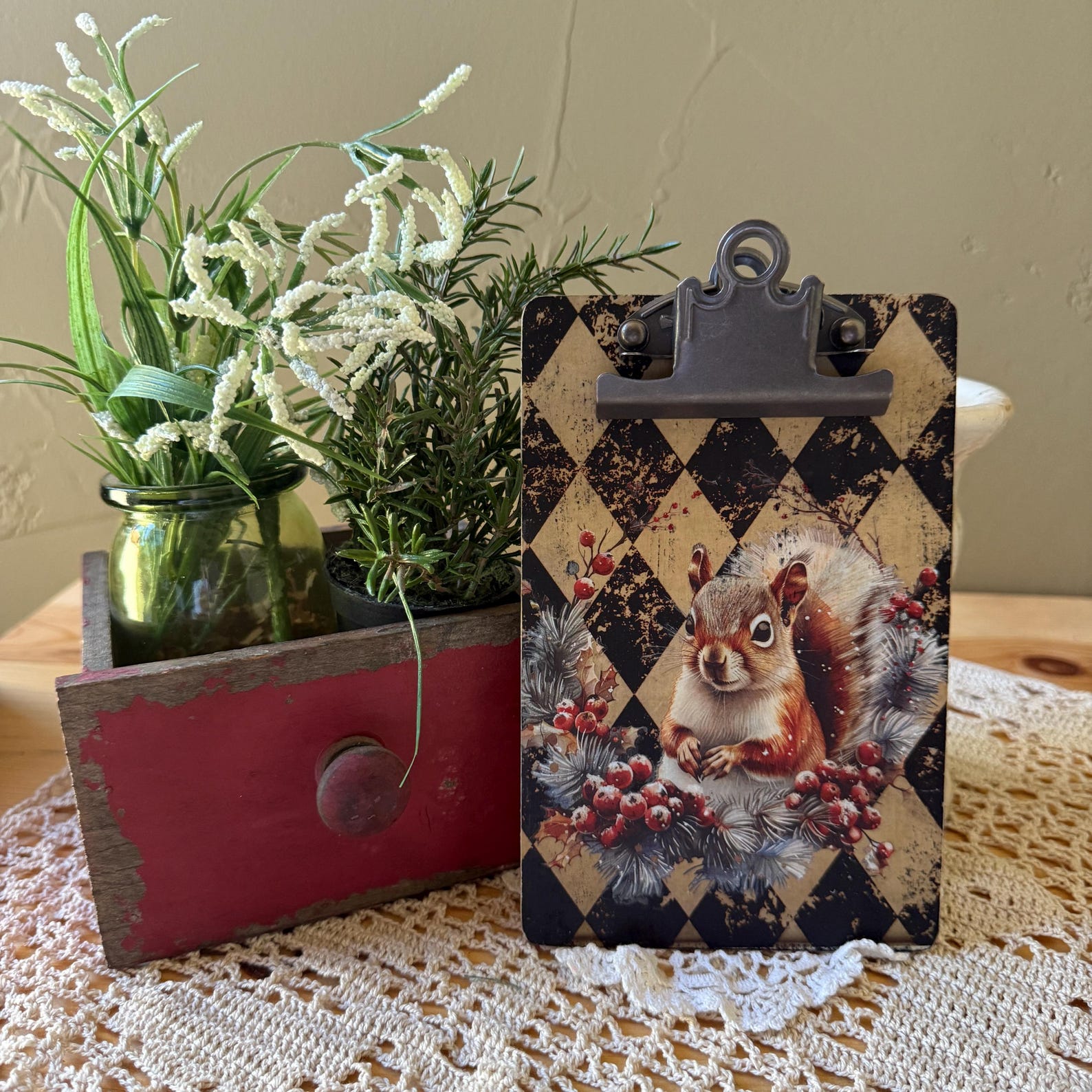 Decorative Mini Clipboard, Rooster Gift, Unique Birthday Gift for ...