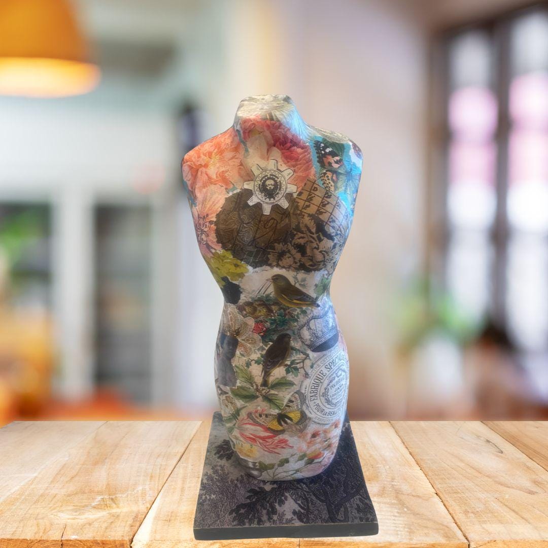 Roycycled Decoupage Paper, Dressform Blocks, Industrial Grunge Paper ...
