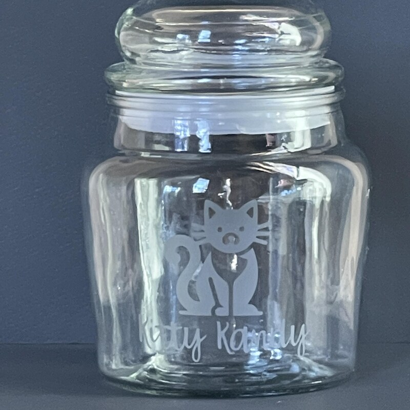 Cat Treat Jar - Etsy