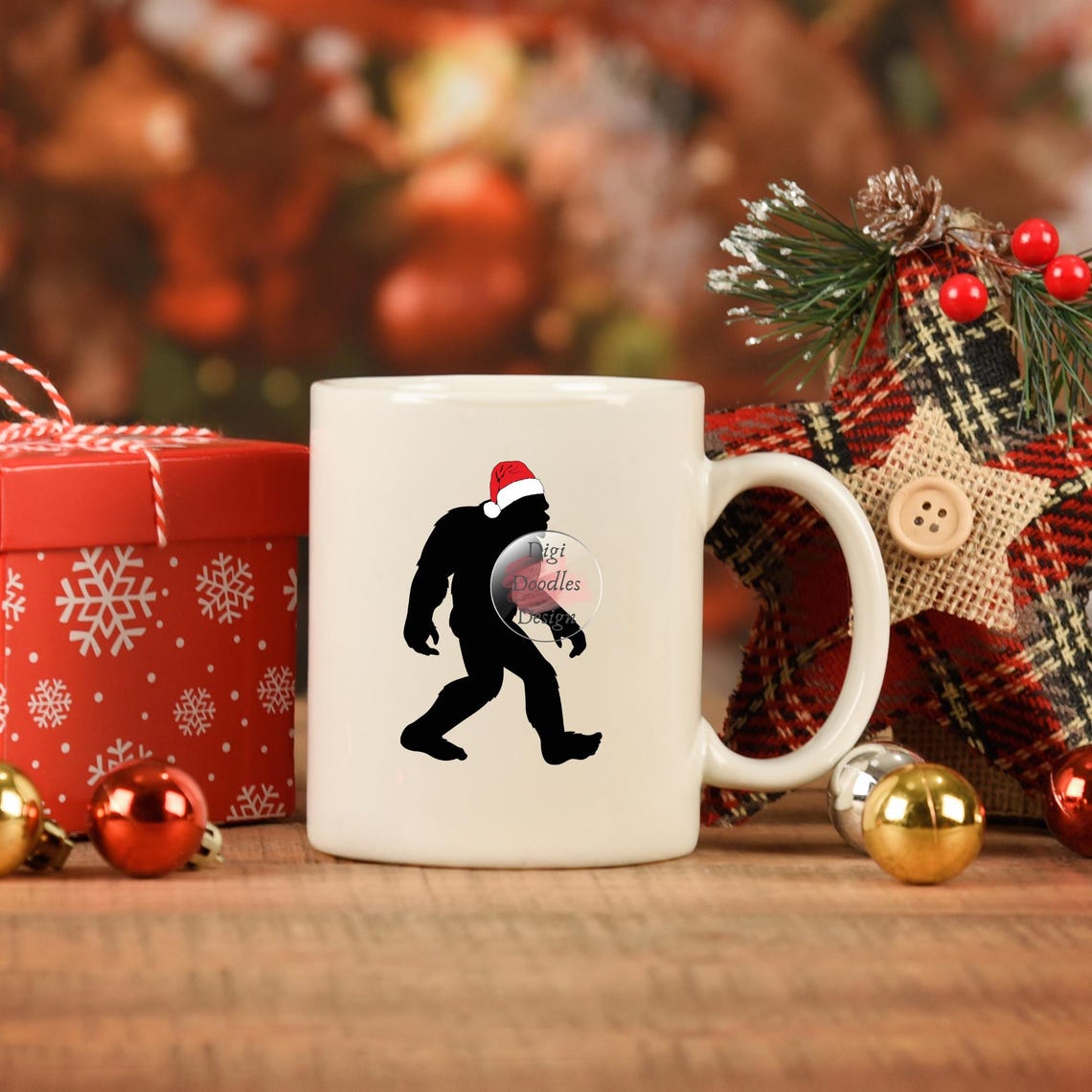Bigfoot Sasquatch Santa SVG PNG Jpg-digital Download - Etsy Canada
