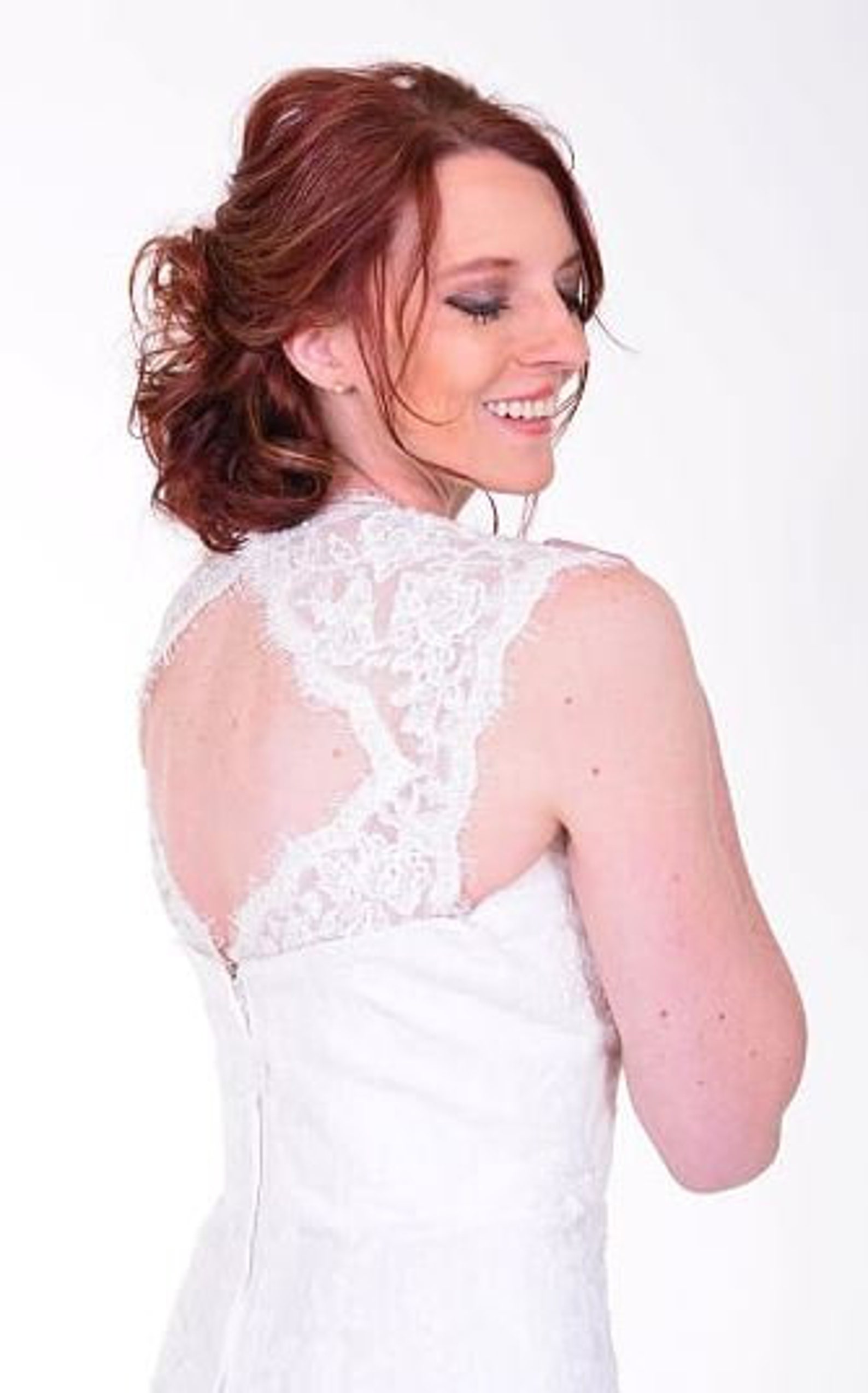 Keyhole Open Back Lace Straps Detachable Removable for Wedding | Etsy