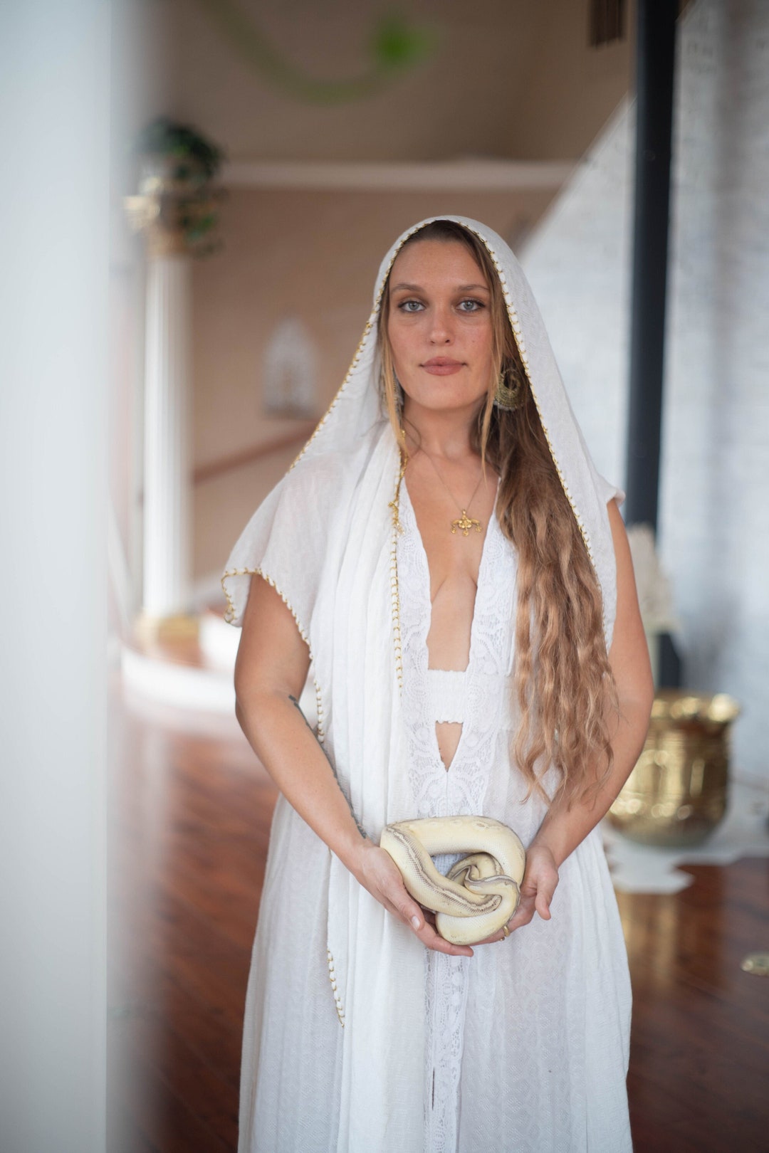 Made From Roses, White Celtic Wedding Dress, Viking Wedding Dress ...