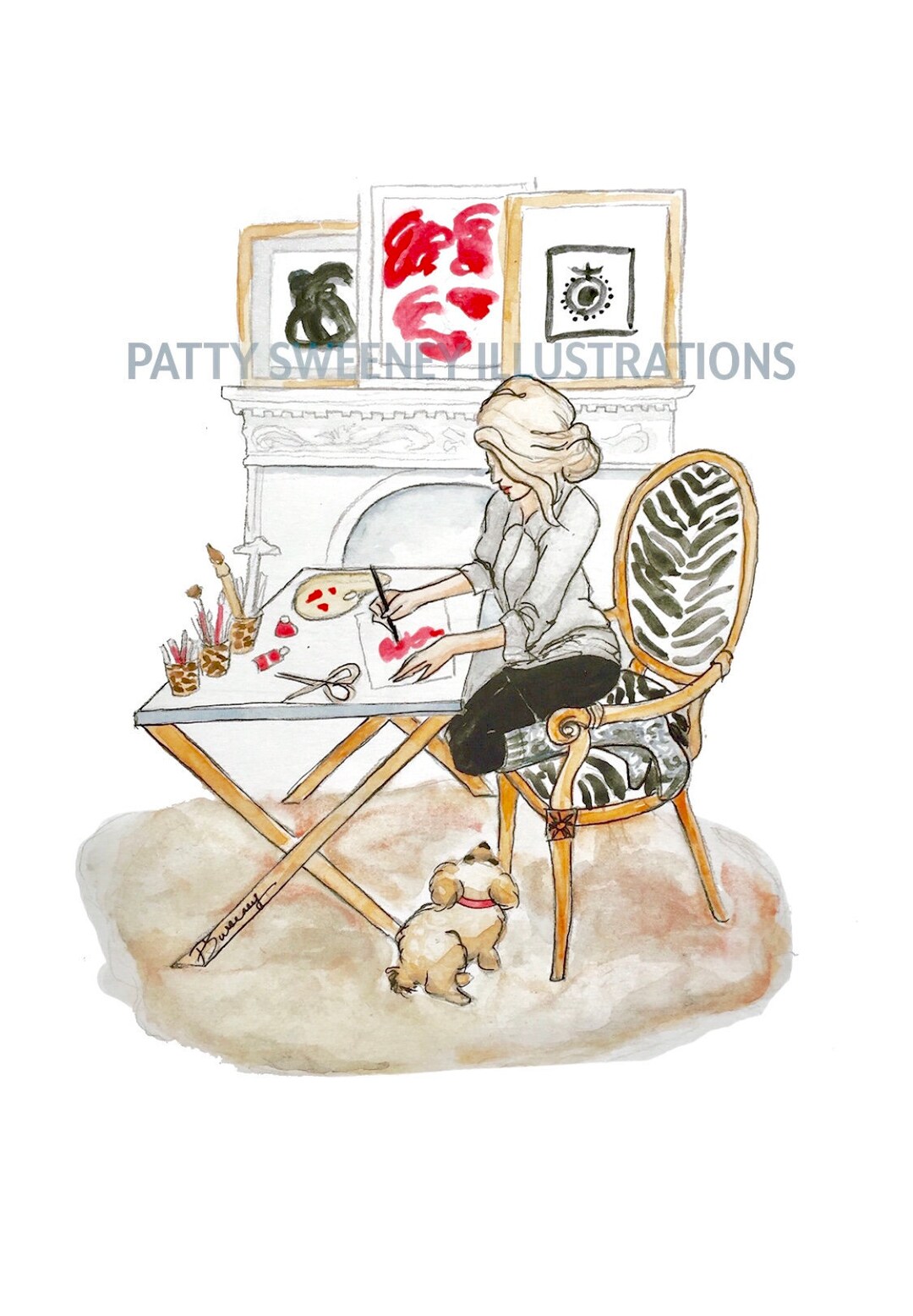 Painting With Chloe, Print - Etsy