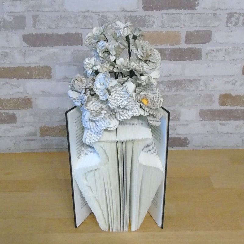 Book Folding Vases - Etsy