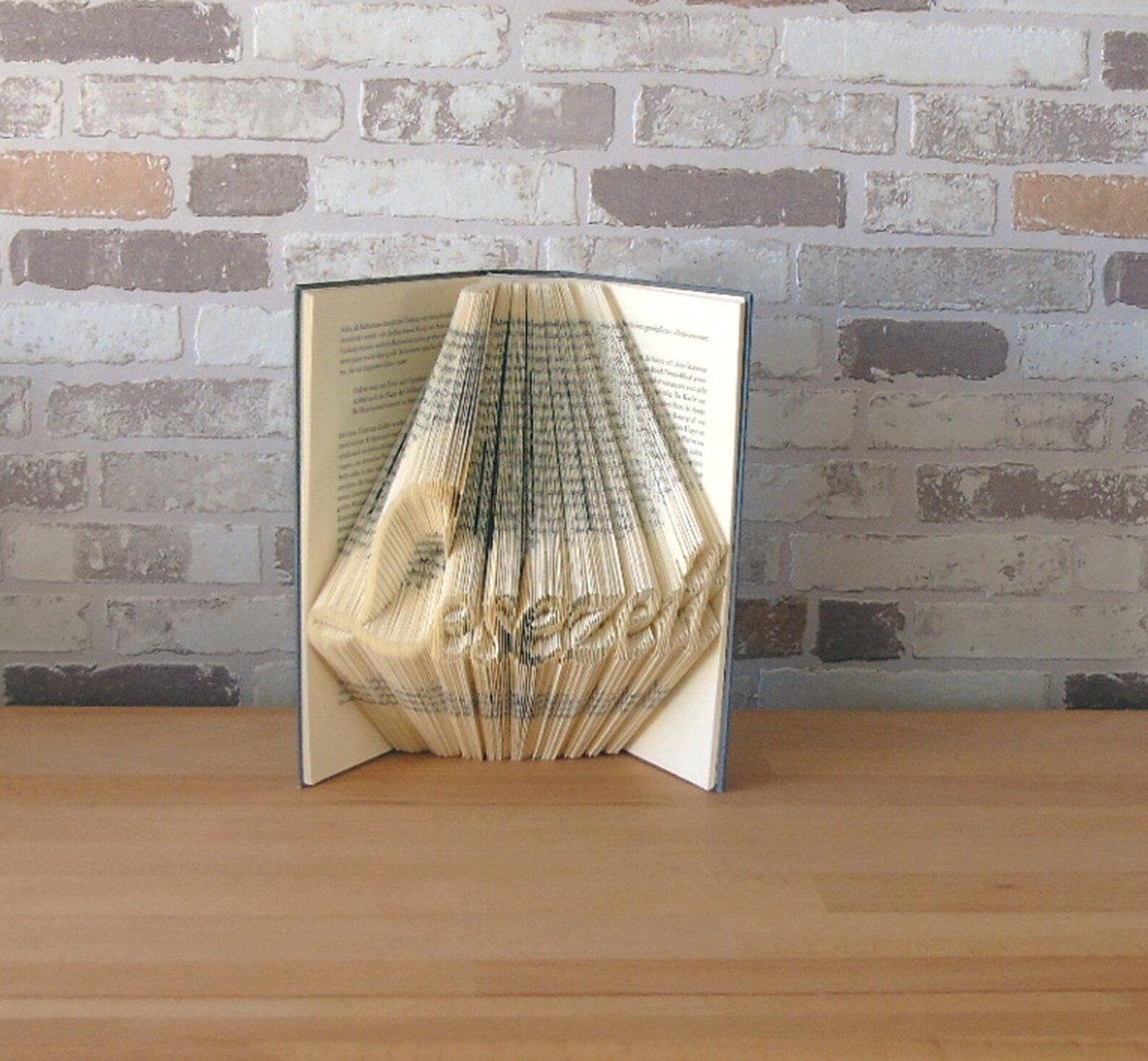 Reading Time - Folded Book // Book Folding Art // Decoration // Gift ...