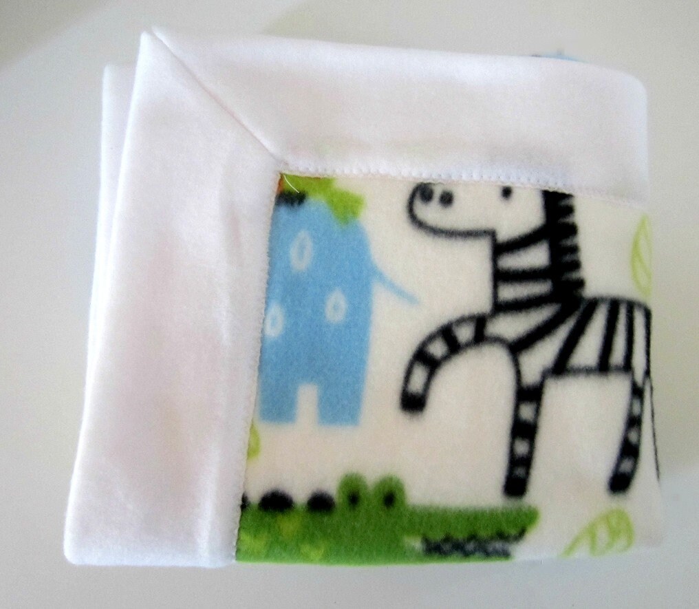 All Season Micro Fleece Plush Baby Blanket for Toddler Bed or Crib Cozy ...