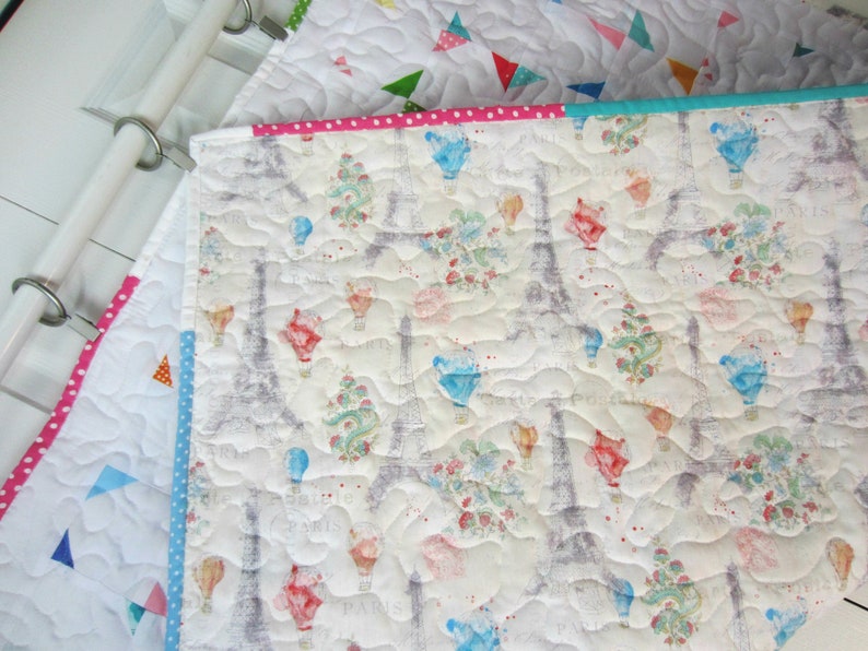 Modern White Baby Quilt Sprinkled With Colorful Confetti - Etsy