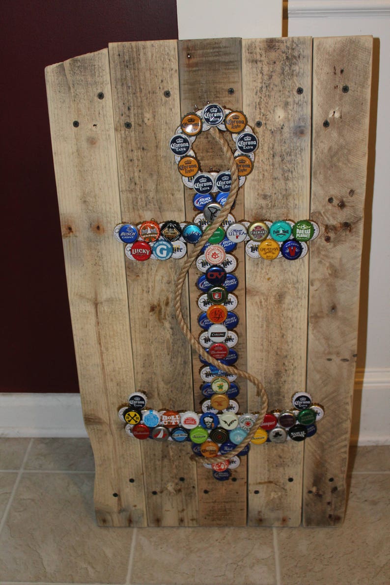 Bottle Cap Anchor - Etsy