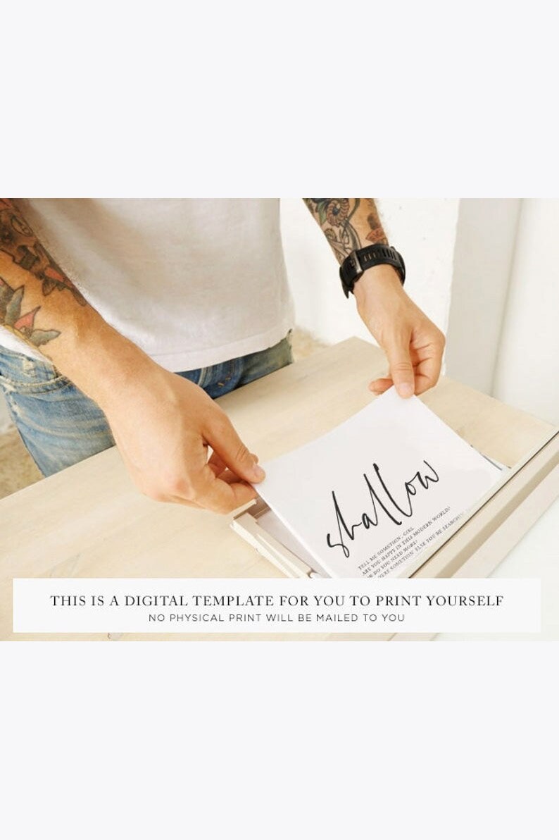 Home Print Template, Home Prints, Home Wall Art, Typography Print, New ...