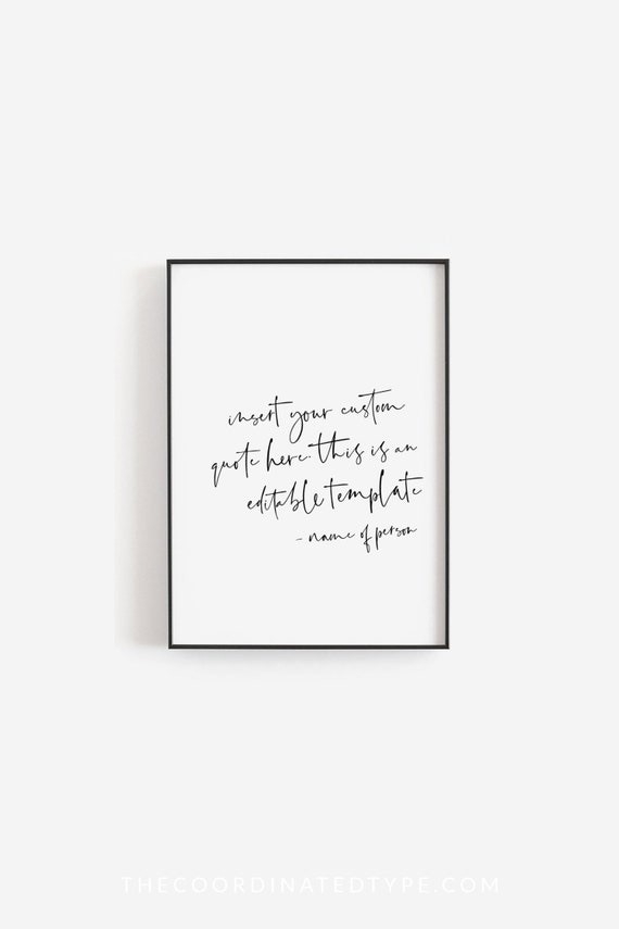 Diy Custom Quotes Create Your Own Custom Quote Frame Your Home Style