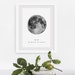 A4 BUNDLE Moon Phase Printable, Baby Birth Print, Birthday Gift, Gifts ...