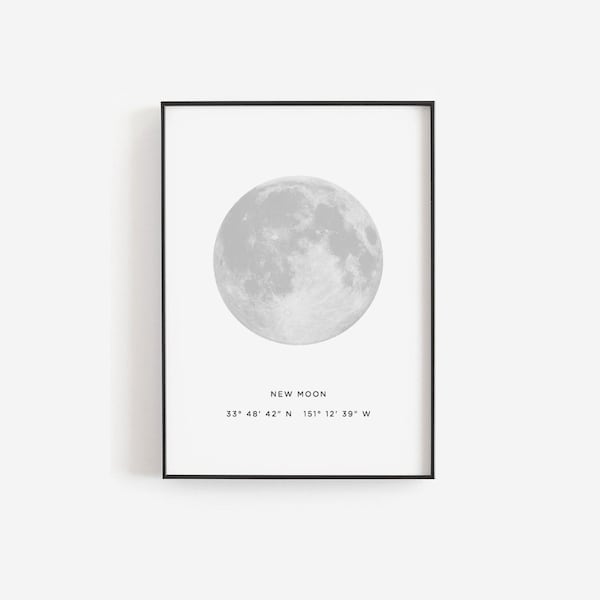 Baby Moon Art - Etsy