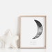 Moon Phase Template Birth Print Gifts for Baby Personalised - Etsy