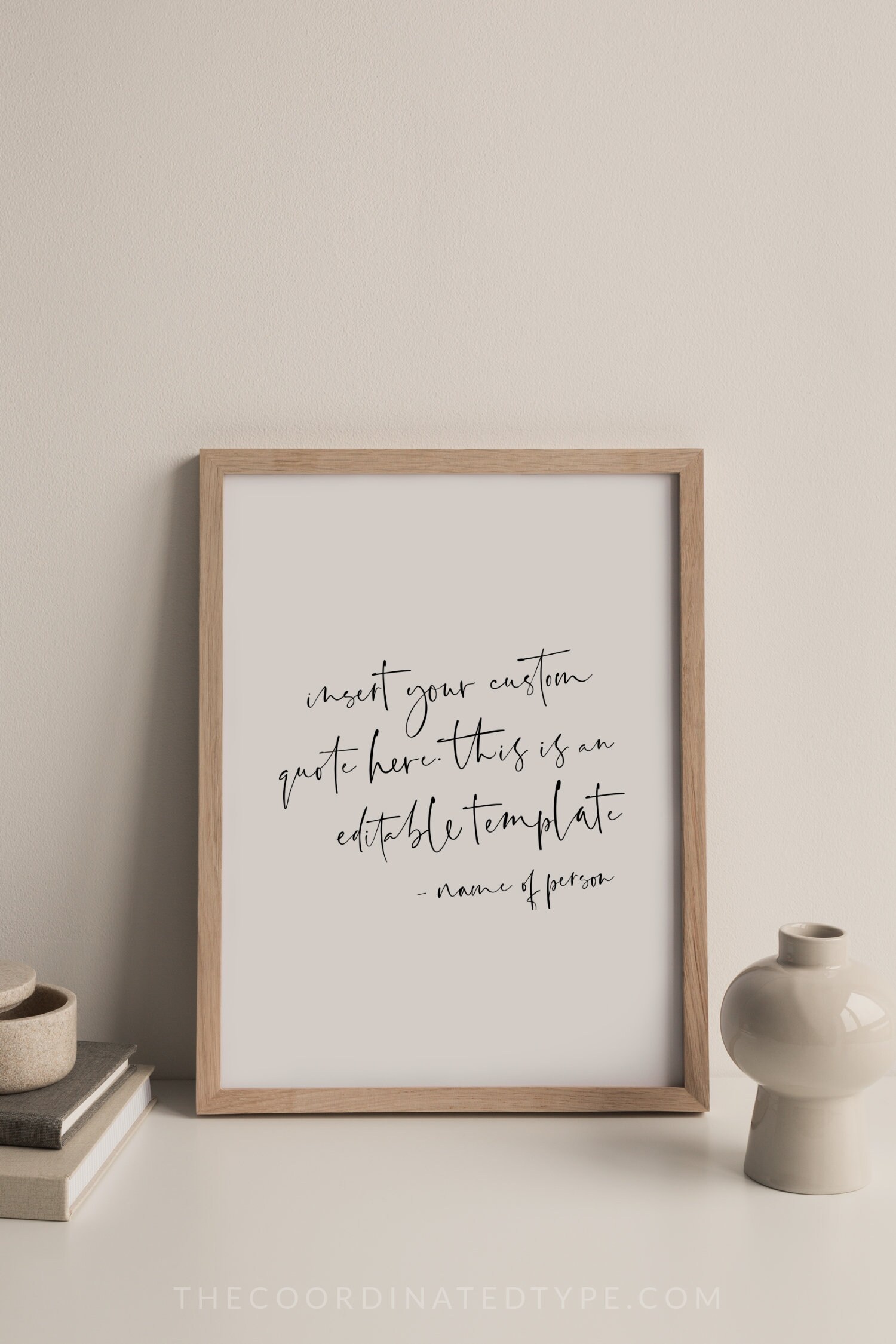 Custom Quote Printable Quote Template Edit Yourself Quote - Etsy