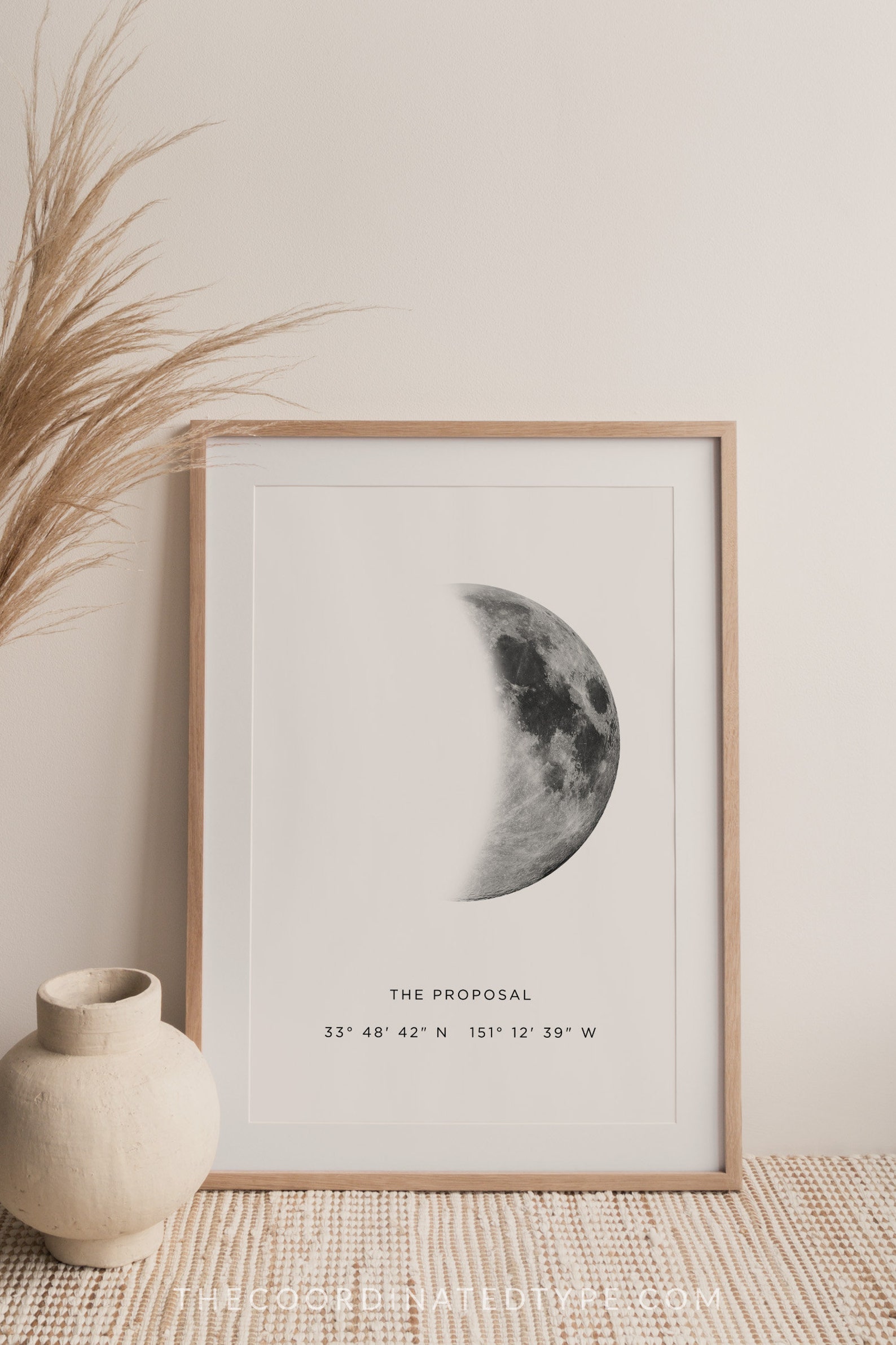 Custom Moon Phase, Anniversary Gifts for Her, Anniversary Gift for Men ...