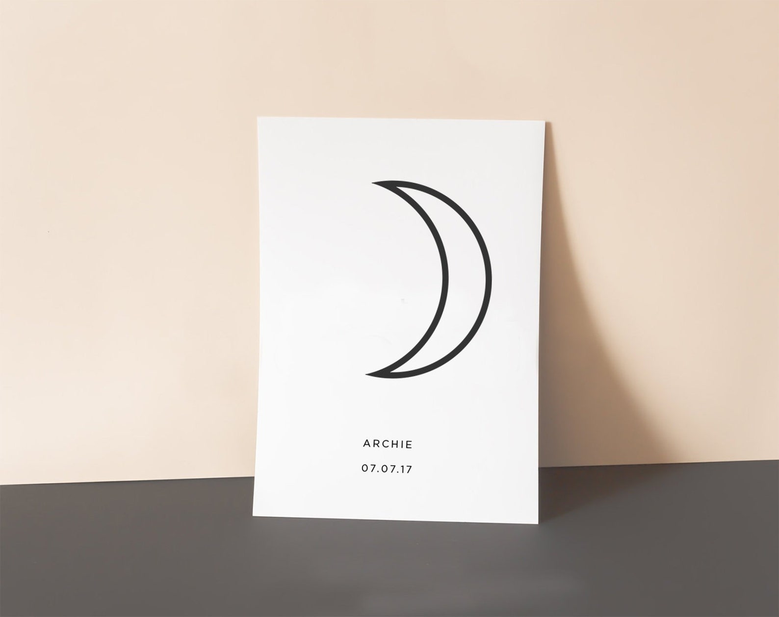 Moon Print TEMPLATE, Moon Wall Art, Moon Art, Moon Poster, Moon Phases ...