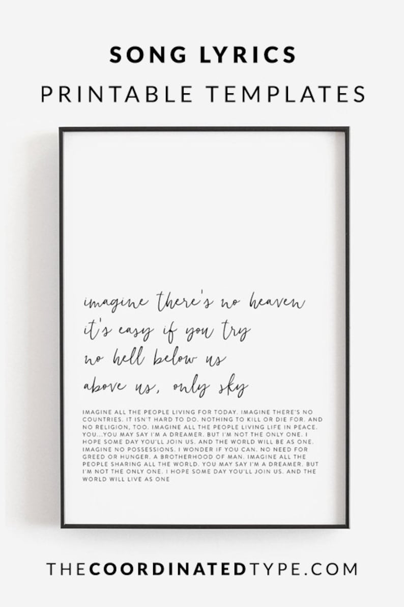 Song lyrics print Song lyrics wall art Editable print Song | Etsy Song lyrics print Song lyrics wall art Editable print Song | Etsy