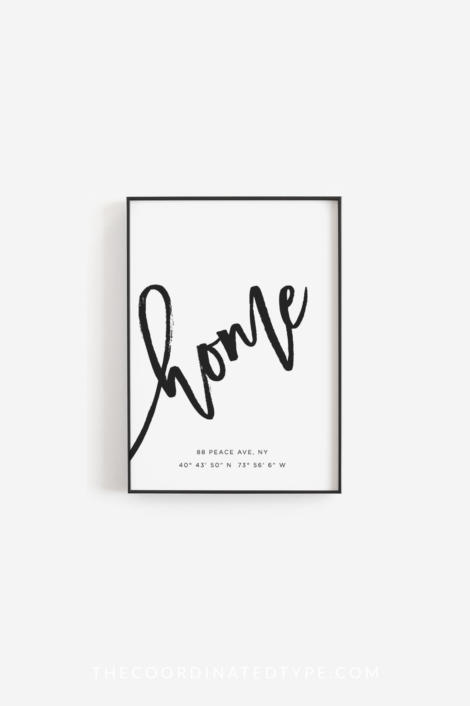 Home Print Template, Home Prints, Home Wall Art, Typography Print, New ...