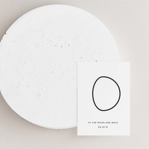 To the Moon and Back Printable TEMPLATE, Moon Baby Print, Moon and Back ...