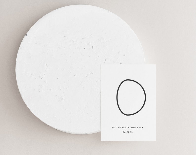 To the Moon and Back Printable TEMPLATE, Moon Baby Print, Moon and Back ...