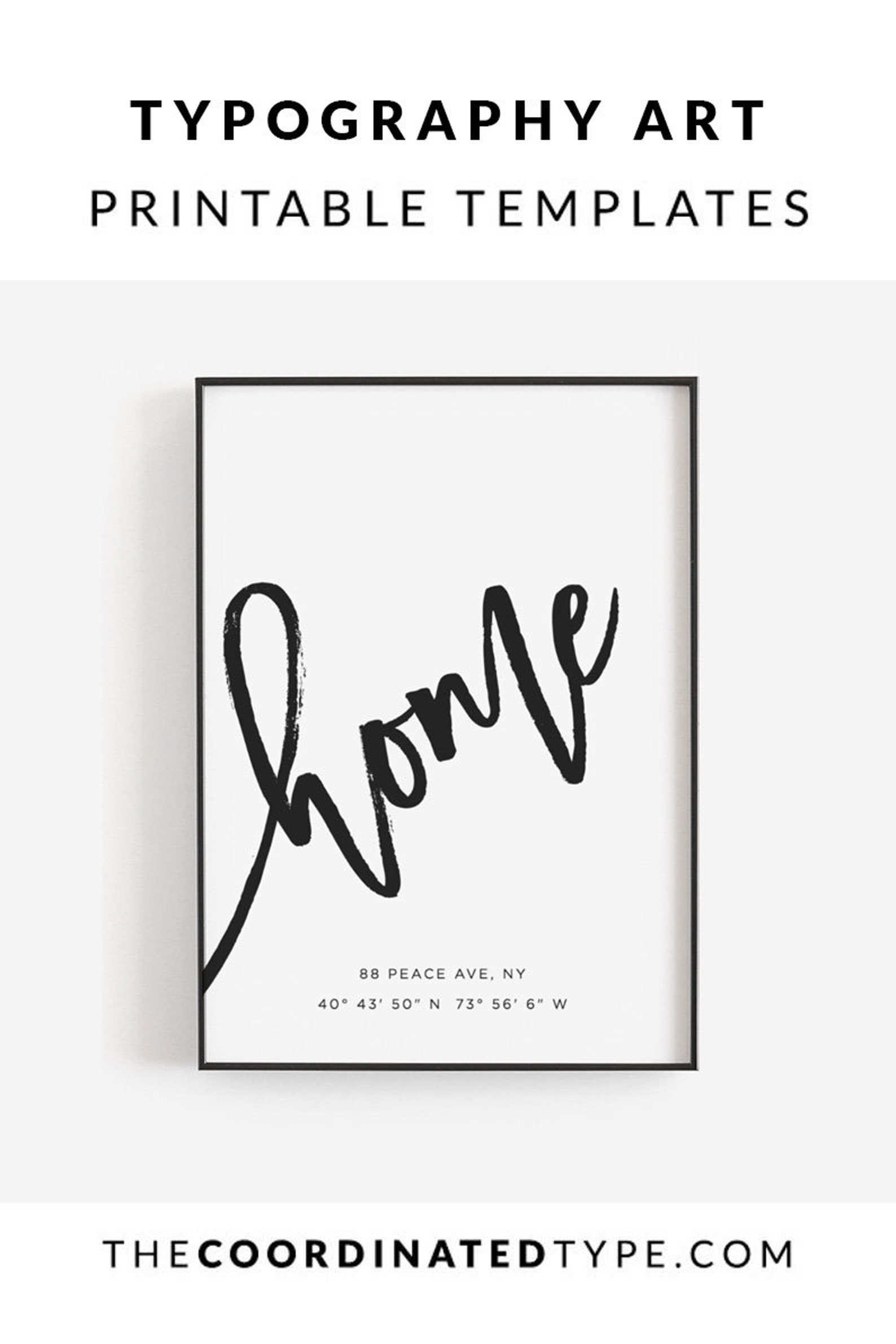 Home Print Template Home Prints Home Wall Art Typography - Etsy