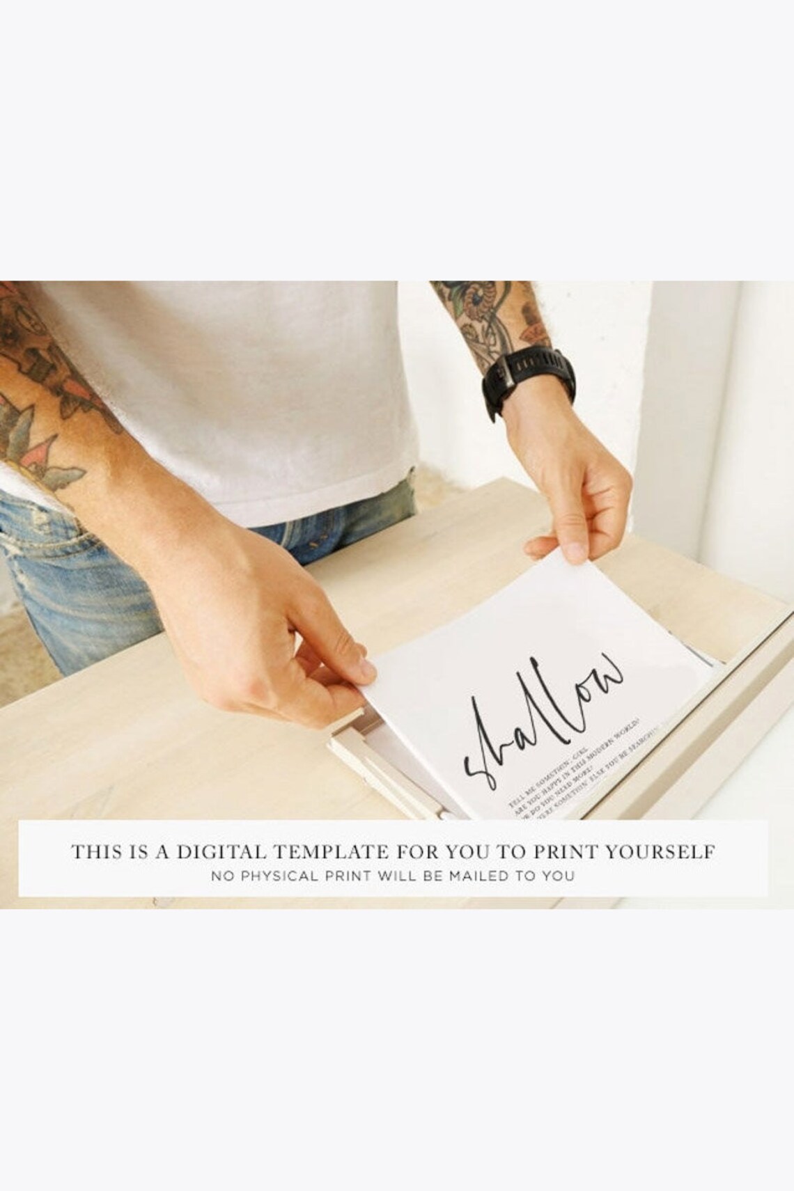 Custom Quote Printable, Quote Template, Edit Yourself Quote Print ...